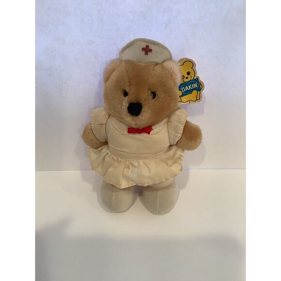 Dakin | Toys | Vintage 985 Dakin Nancy Bear Nurse Plush Uniform Hat ...